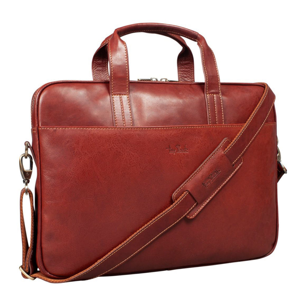 Tony Perotti - Laptoptas leer TE/LT/9967DB | De tassenzaak